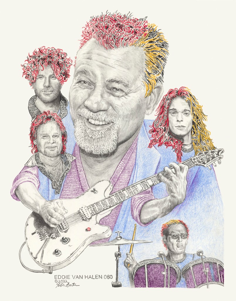 Eddie Van Halen 060 | Look Closer Illustrations